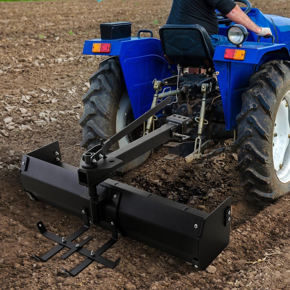 42" Tow Behind Box Scraper Lawn Tractor Attachments for ATV UTV Tractor ...