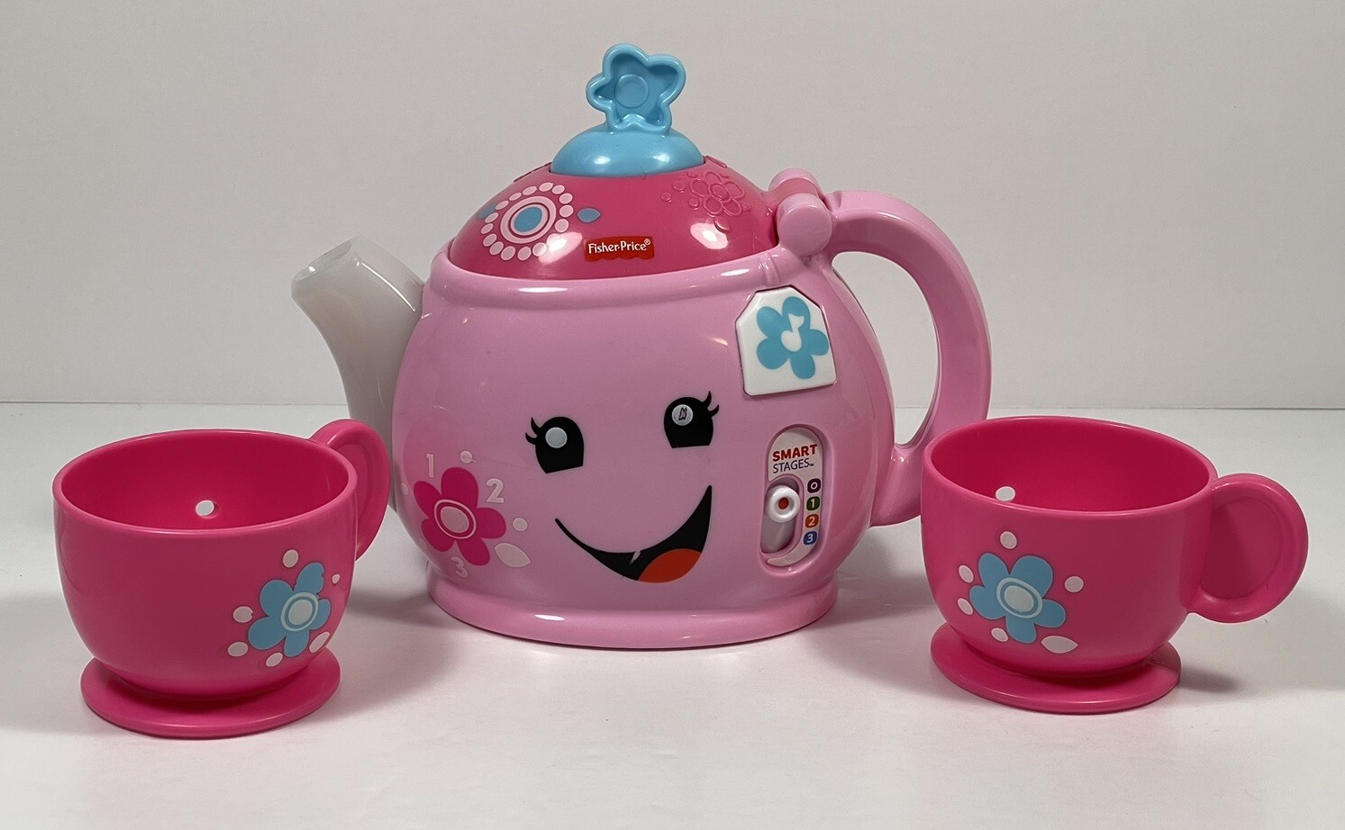 FISHER-PRICE Tea Set LAUGH & LEARN SMART STAGES INTERACTIVE Teapot ...