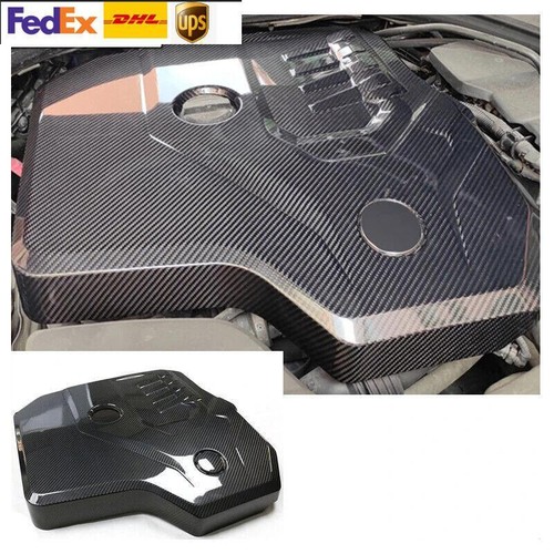 Dry Carbon Fiber Engine Cover Shell For BMW G20 318i 330i G30 525i 530i ...