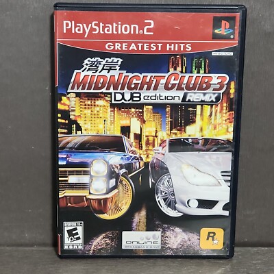 Midnight Club 3 DUB Edition Remix PlayStation 2 PS2 Game CIB Greatest ...