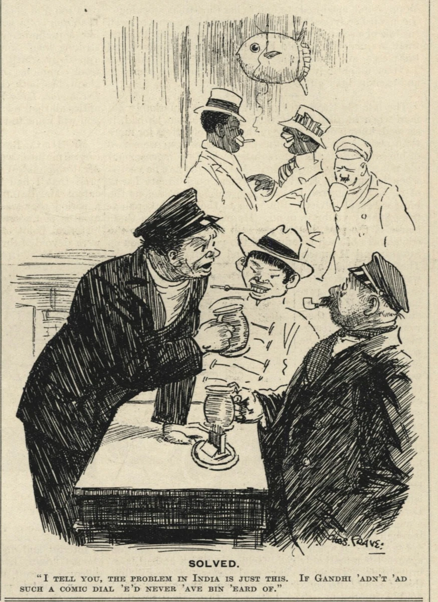 Gandhi Salt March Sketch