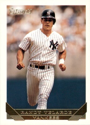 1993 Topps Gold Randy Velarde New York Yankees #174 Baseball Card | eBay