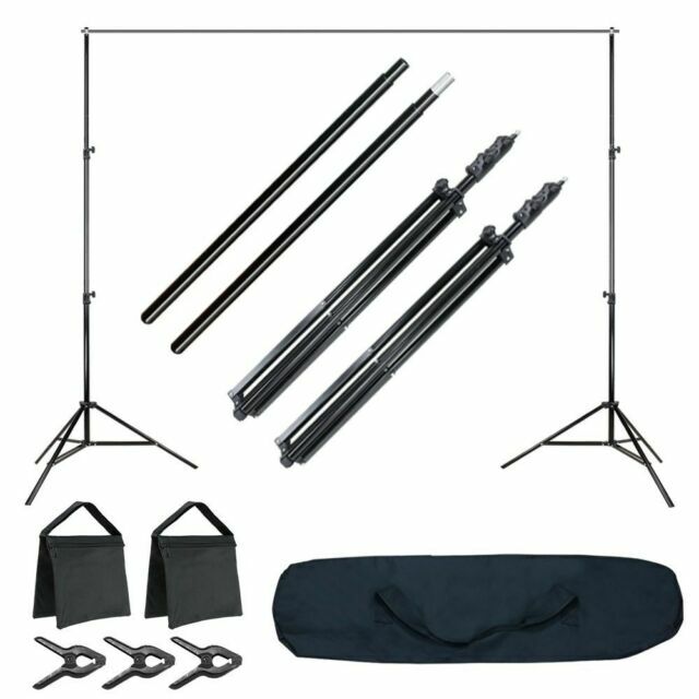 Julius Studio JSAG283-CA Tall Background Stand Backdrop Support System ...