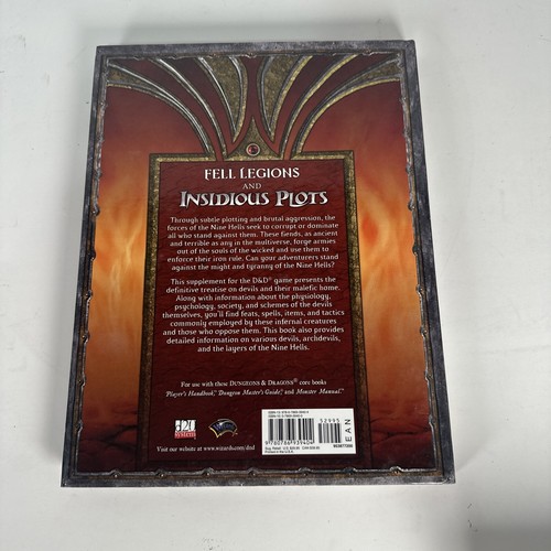 WOTC D&D 3rd Ed Fiendish Codex #2 - Tyrants of the Nine Hells VG+ ...