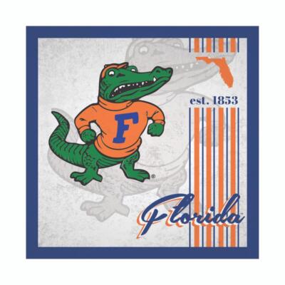 Florida Gators 10"x10" Album Design Wood Sign [NEW] NCAA Fan Zone Cave ...