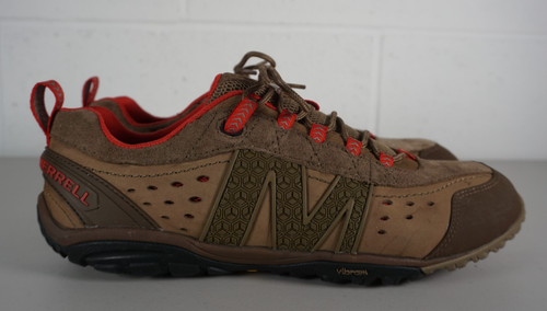 Mens Merrell Otter Brown Walking Hiking Shoes - UK 9 | eBay