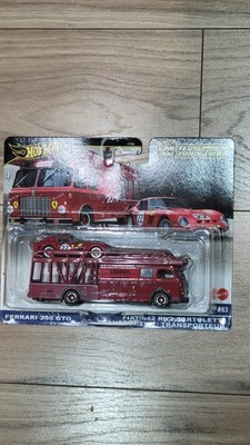 2025 Hot Wheels Premium Team Transport FERRARI 250 GTO & FIAT 642 RN2 ...