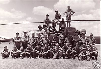 Rhodesian Army RLI Mortar Team B&W Photo Rhodesia Light Infantry ...