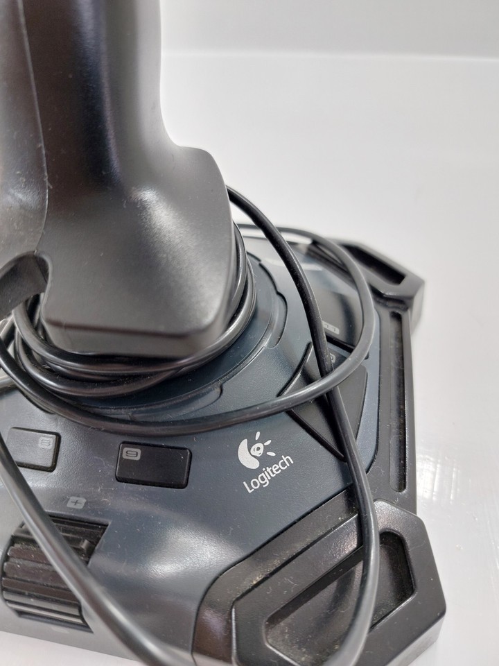 Logitech Attack 3 ATK3 Flightstick USB PC Controller Joystick Tested ...