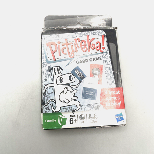 Hasbro Pictureka! Card Game Ages 6 & Up 4 Games To Play Family Game New ...