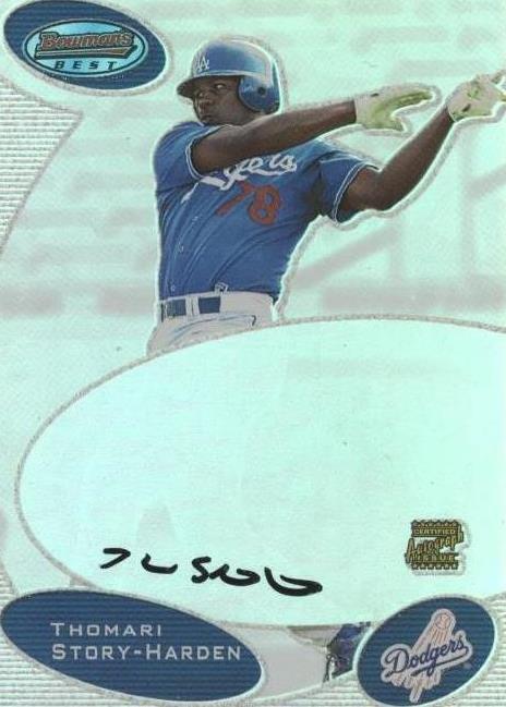 2003 Bowman's Best - Thomari Story-Harden #BB-TSH (AU, RC) for sale ...