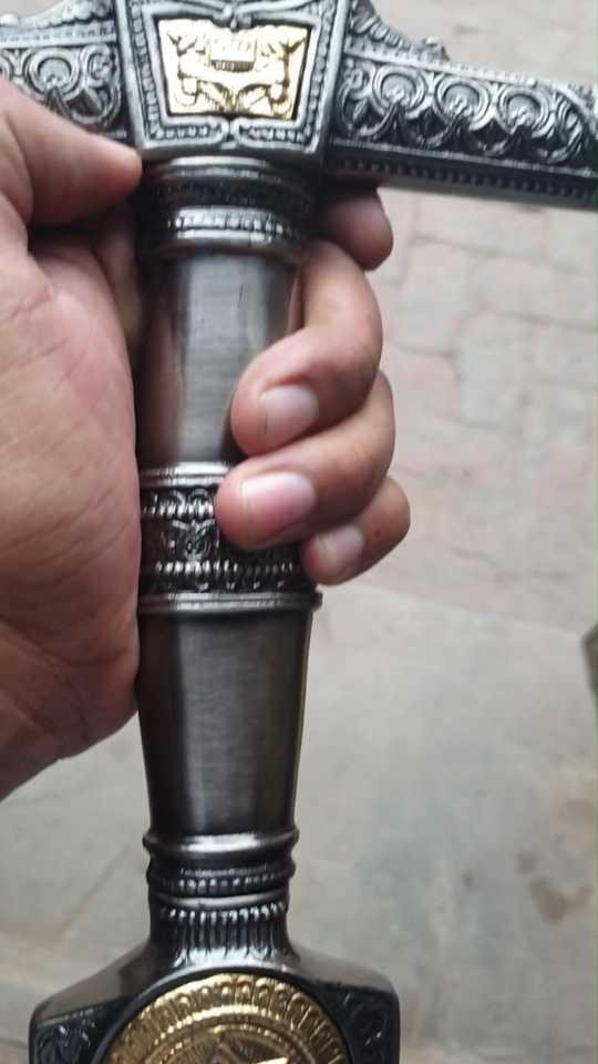 Handmade King Solomon Damascus Steel Sword | Star of David Replica Gift ...
