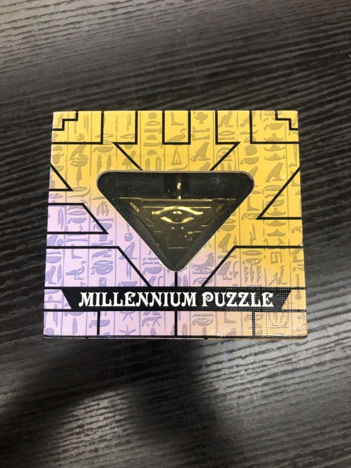 Yu-Gi-Oh! Millennium Puzzle Metal Gold Yugi Muto Yami Yugi Necklace ...