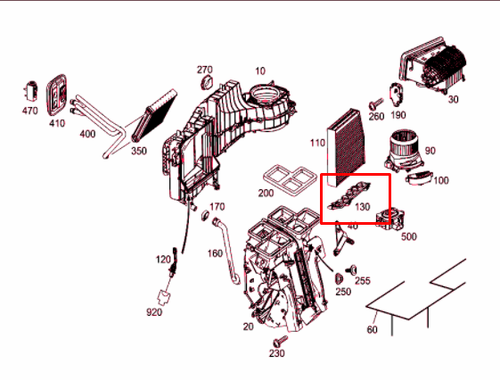 NEW GENUINE MERCEDES BENZ GLA X156 AIR FILTER COVER CAP A2468300142 ...
