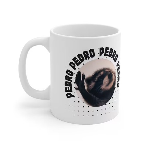 Pedro Raccoon, Funny Raccoon Pedro TikTok Meme, Pedro Mug, Pedro Racoon ...