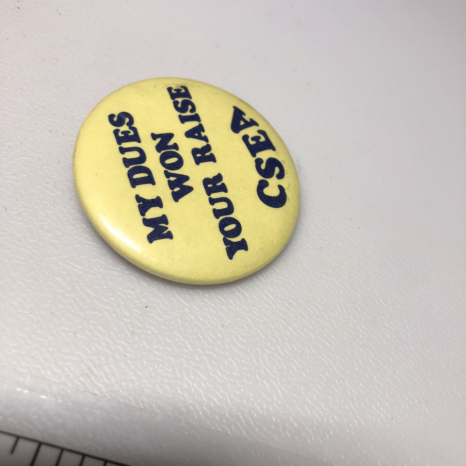 Vintage California CSEA SEIU School Employee Labor Job Union Pin ...