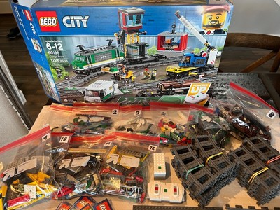 LEGO 60198 City Cargo Train Remote Control, 100% complete with box ...