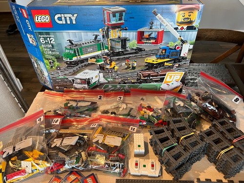 LEGO 60198 City Cargo Train Remote Control, 100% complete with box ...