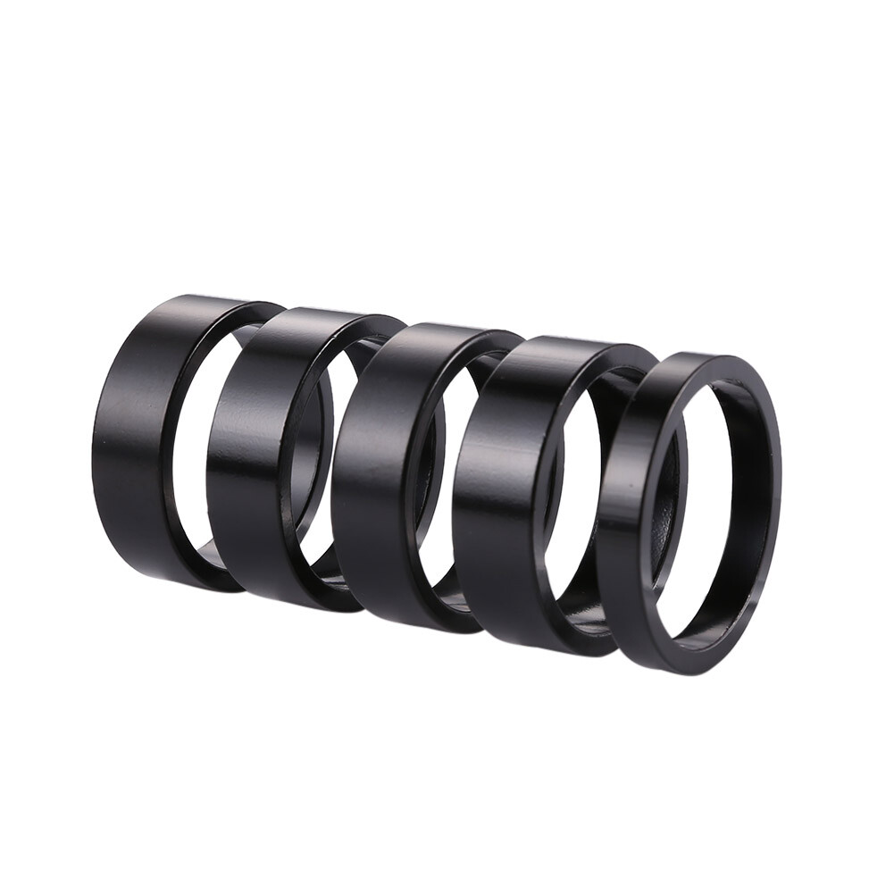 5pcs Aluminum Alloy Bicycle Headset Pad Front Riser Pad Fork Gasket ...