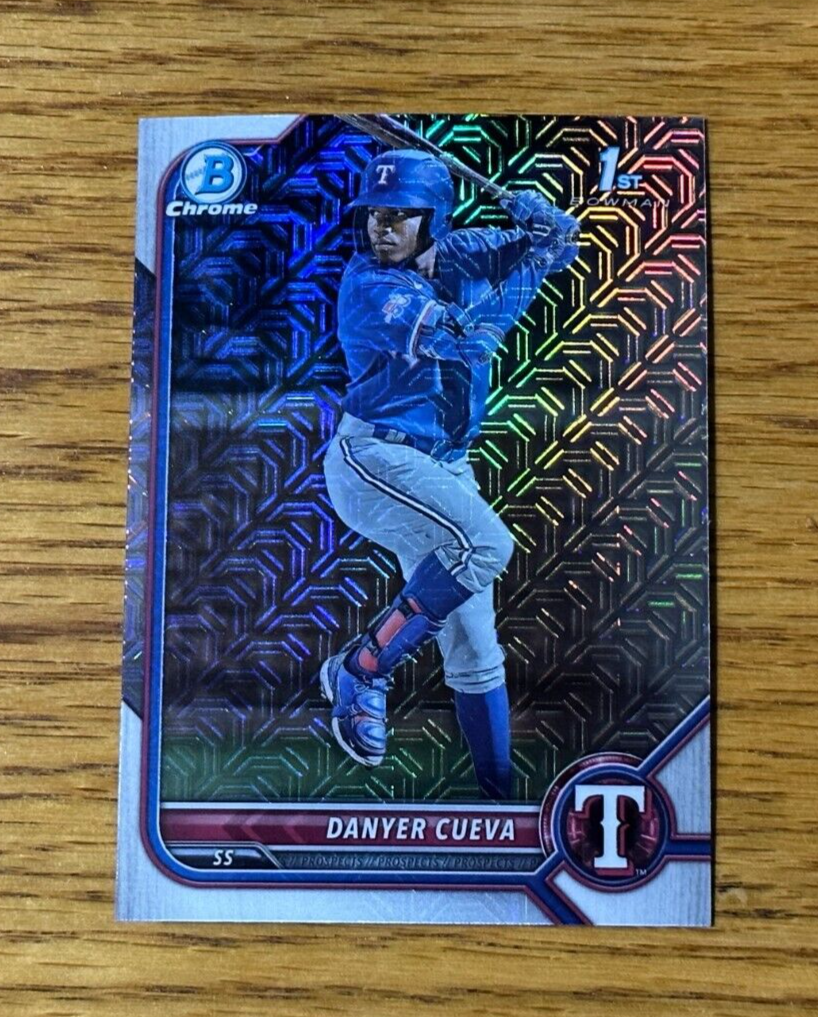 DANYER CUEVA 2022 Bowman Chrome #BCP-173 1st Mojo Refractor | eBay
