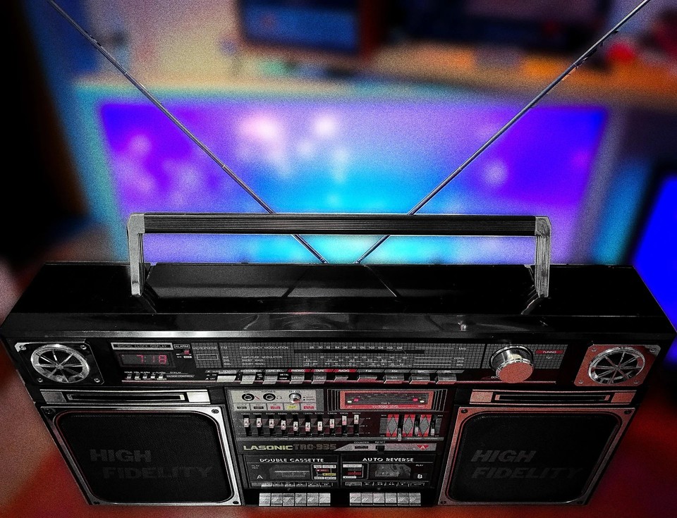 LASONIC TRC-935 BOOMBOX 🌈RaRe🌈 Vintage Stereo Cassette Tape Recorder | eBay