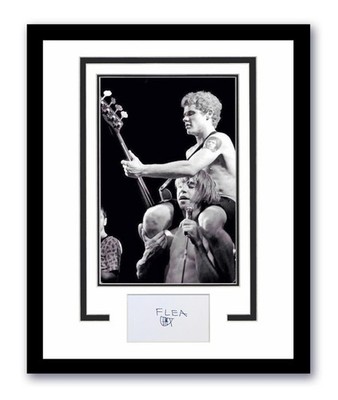 Flea Autographed Signed 11x14 Framed Photo Red Hot Chili Peppers ACOA ...
