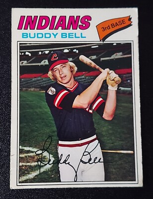 1977 O-Pee-Chee #86 Buddy Bell 1976 Cleveland Indians Cincinnati Reds ...