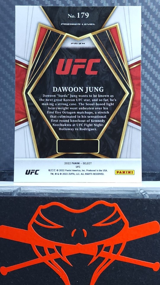 Dawoo Jung 2022 Select SCOPE PRIZM SP UFC PREMIER ROOKIE #179 RC | eBay