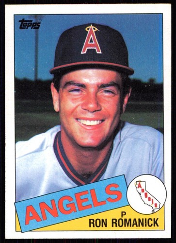 1985 Topps Ron Romanick Rookie California Angels #579 | eBay
