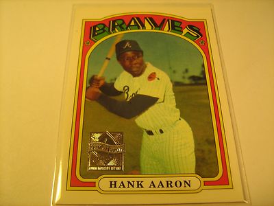 BB Card HANK AARON 1999 Reprint Topps 299 [c3c14] | eBay