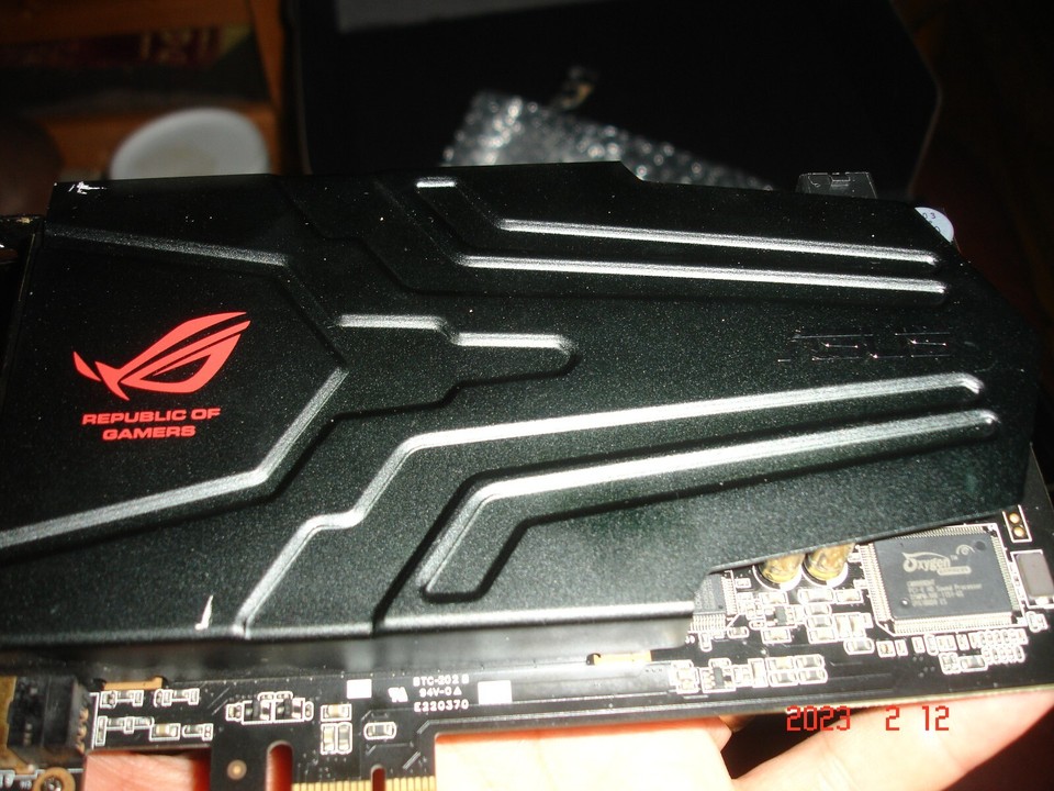 Pc gaming sound card ASUS ROG XONAR PHOEBUS,PCI-E with control module ...