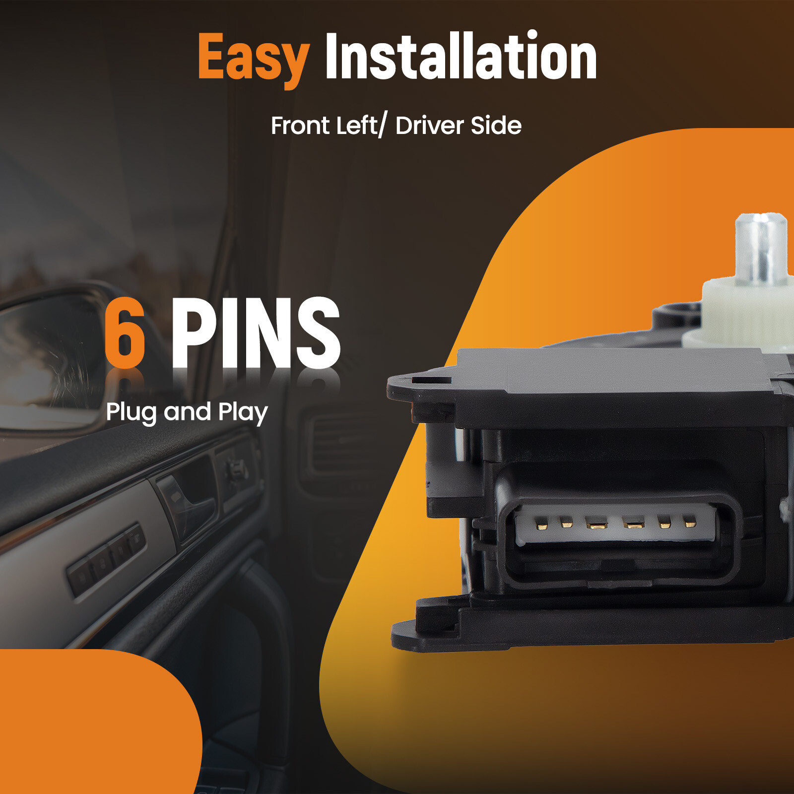 Window Motor Front Left Driver Side For Hyundai Tucson 2016-2022 82450 ...