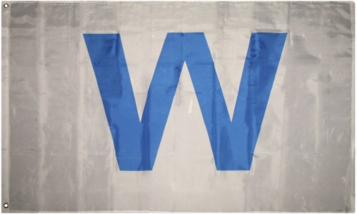 Light Blue Win W Chicago Wins Flag Super Poly 3x5 3'x5' feet Flag ...