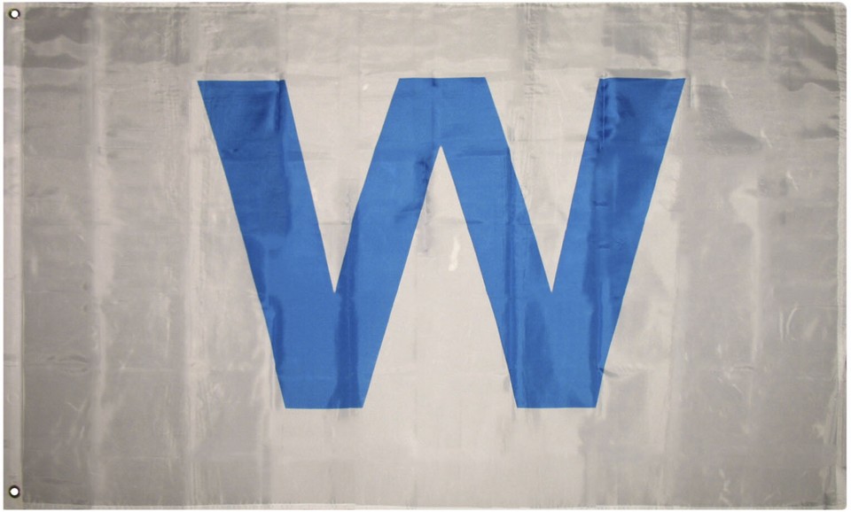 Light Blue Win W Chicago Wins Flag Super Poly 3x5 3'x5' feet Flag ...