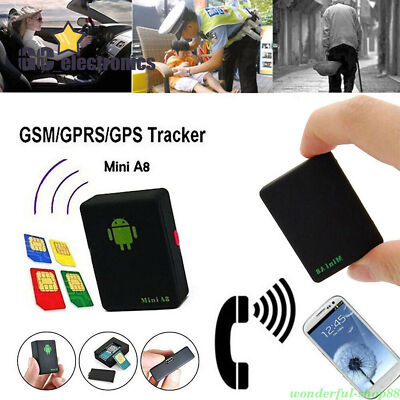 A8 GPS GSM GPRS Tracking Real Time Mini Tracker Global Locator for Car ...