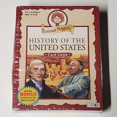 History of The United States Card Game Trivia 10+ Professor Noggins NEW ...