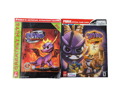 LOT 2 Prima Strategy Guides: Spyro Ripto's Rage & A Hero's Tail ...