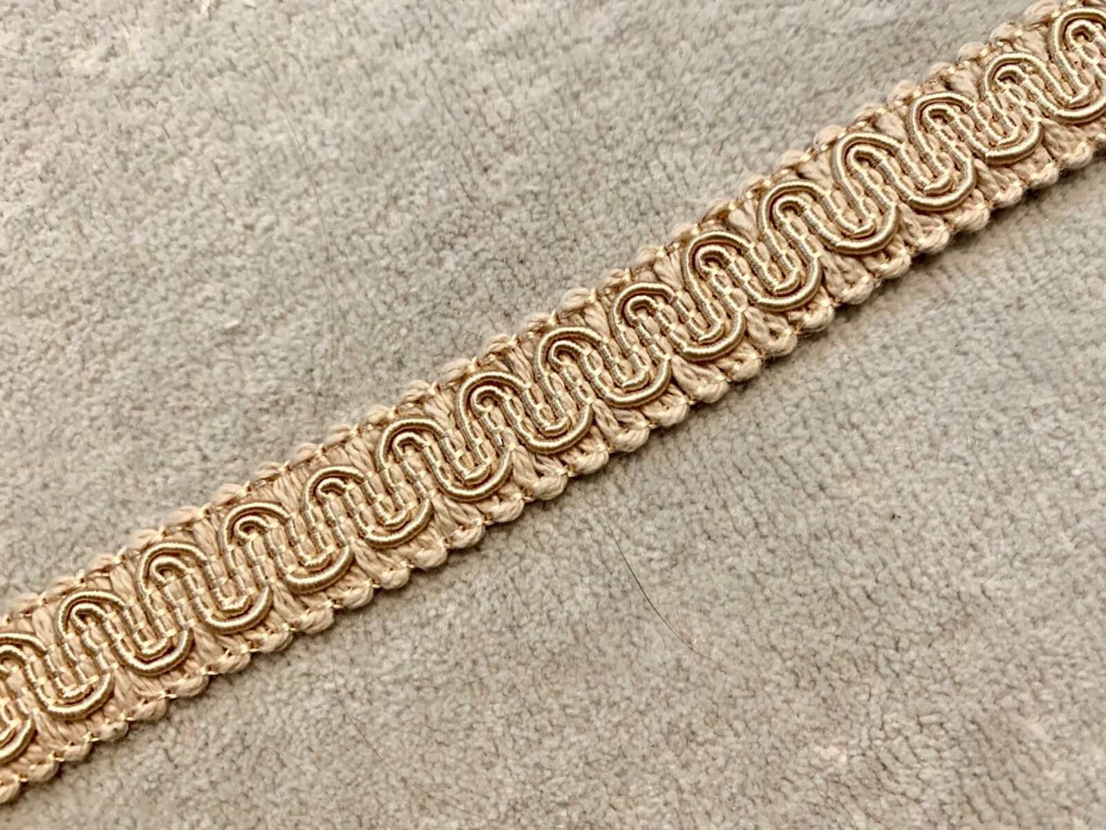 Tan 3/4" Gimp Trim Upholstery Crafts Sewing Lampshades Pillows Sold By ...