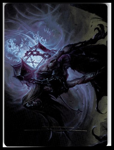 Soul-Shackled Zombie Art Card (9/54) (Gold-Stamped Signature ...