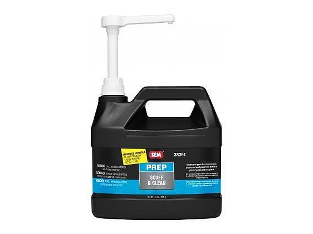 SEM 38391 Scuff And Clean Plastic Bumper Prep Sanding Solution Gallon ...