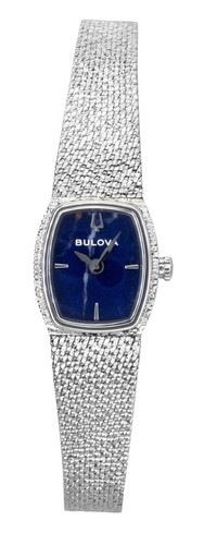 Bulova Goddess of Time Stainless Steel Blue Dial 96L343 Women's ...