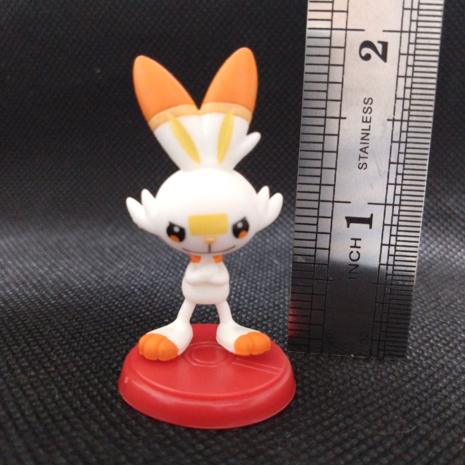 Scorbunny Pokemon Mini Figure Choco Egg Mascot Furuta Japan Anime Rare ...