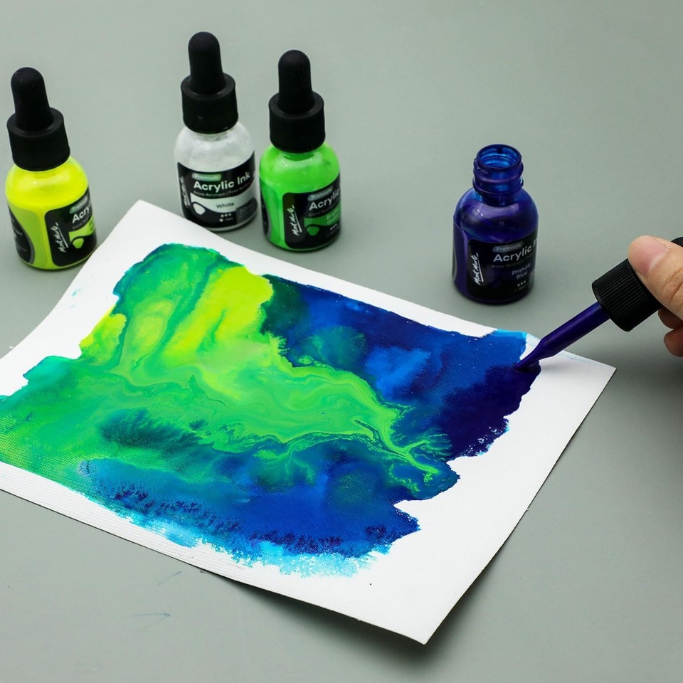 mont-marte-acrylic-ink-premium-6pc-x-20ml-0-7-us-fl-oz-0-7-fl-oz-ebay