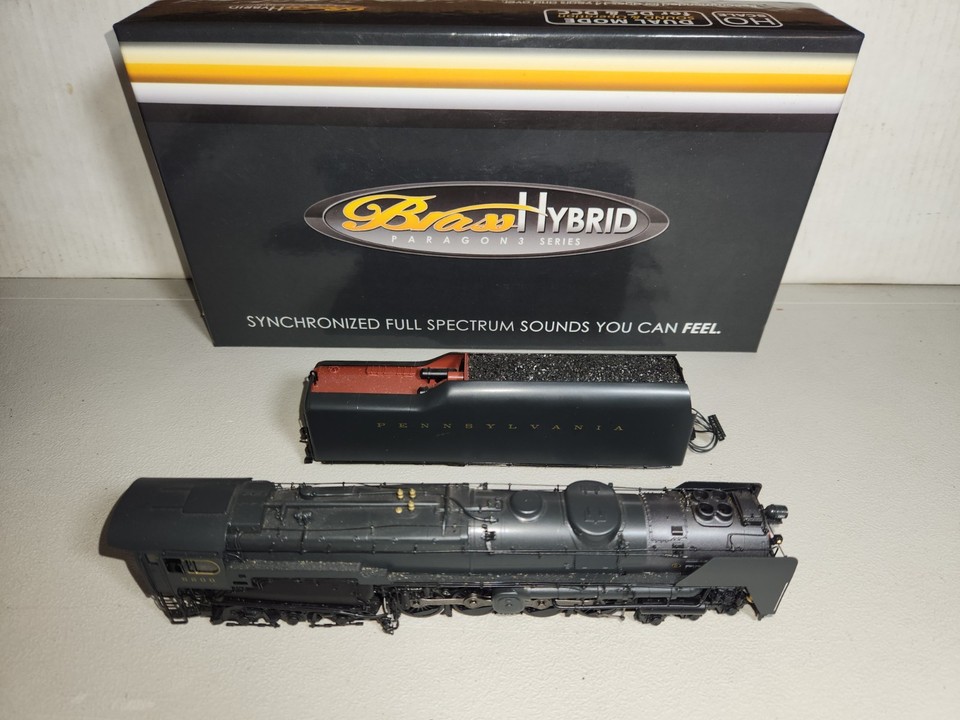 Paragon 3 Brass Hybrid HO Scale Pennsylvania Railroad S2 Steam Turbine ...