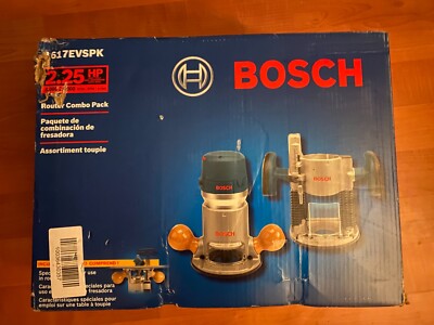 Bosch 1617EVSPK Plunge and Fixed-base Router Kit 346318654| eBay