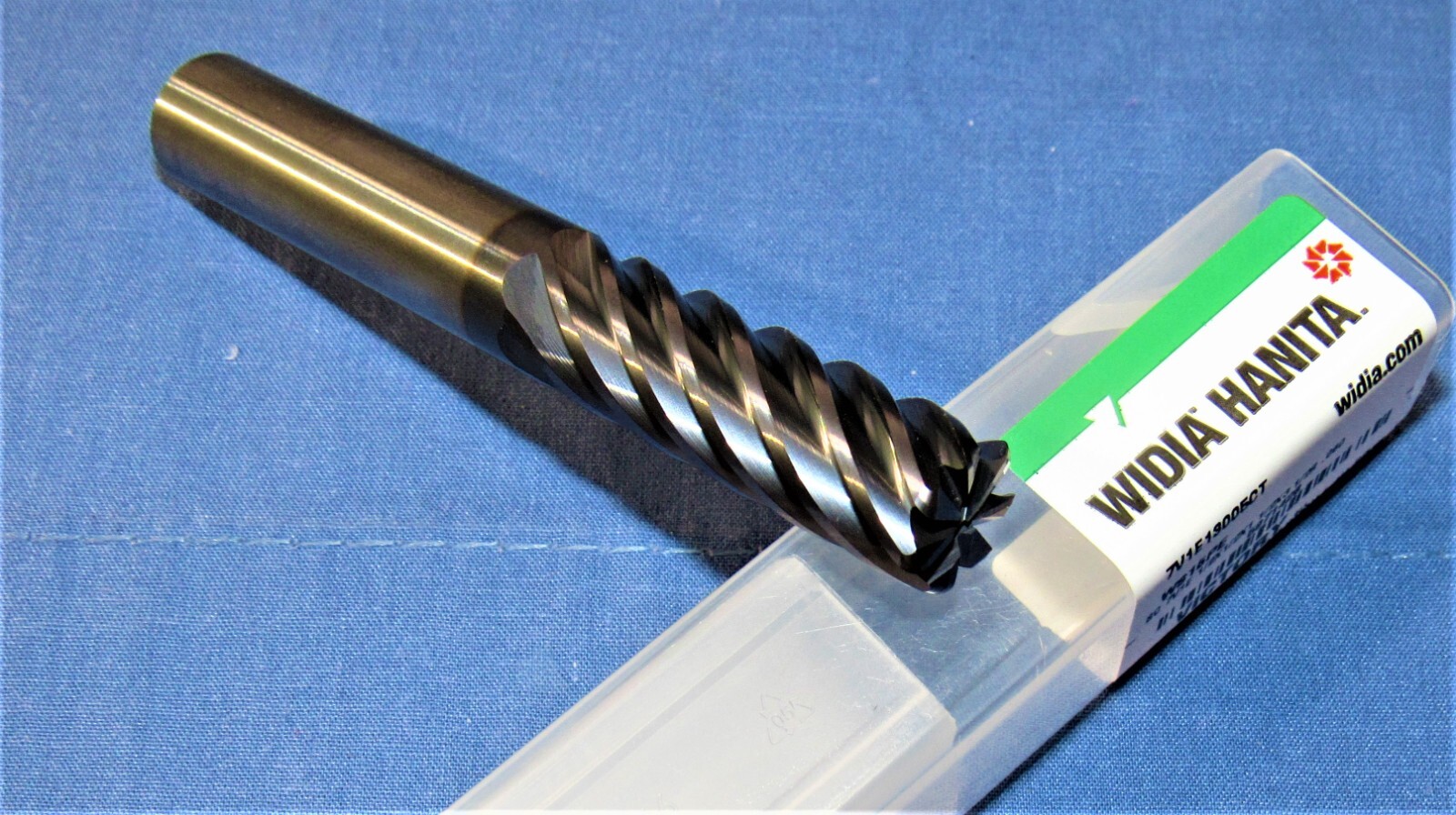 New Widia-Hanita Carbide End Mills 1/2 x 1-1/2 LOC 7 flute .060cr loc 3 ...