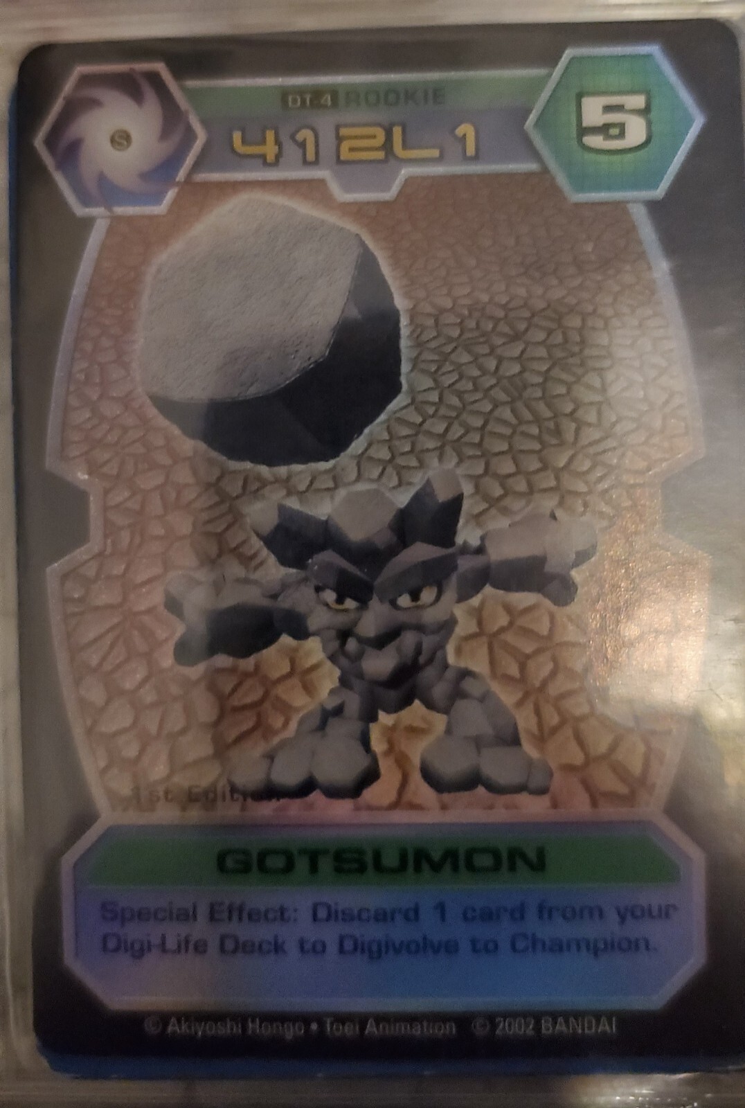 Gotsumon Holo Digimon D-Tector Card Game - DT-4 | eBay