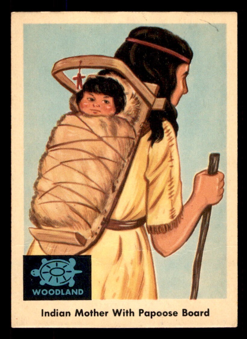 1959 Fleer Indian #32 Indian Mother With Papoose Board VG | eBay