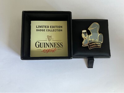 Limited Edition Guinness Suit of Armour Enamel Pin Badge Boxed | eBay UK
