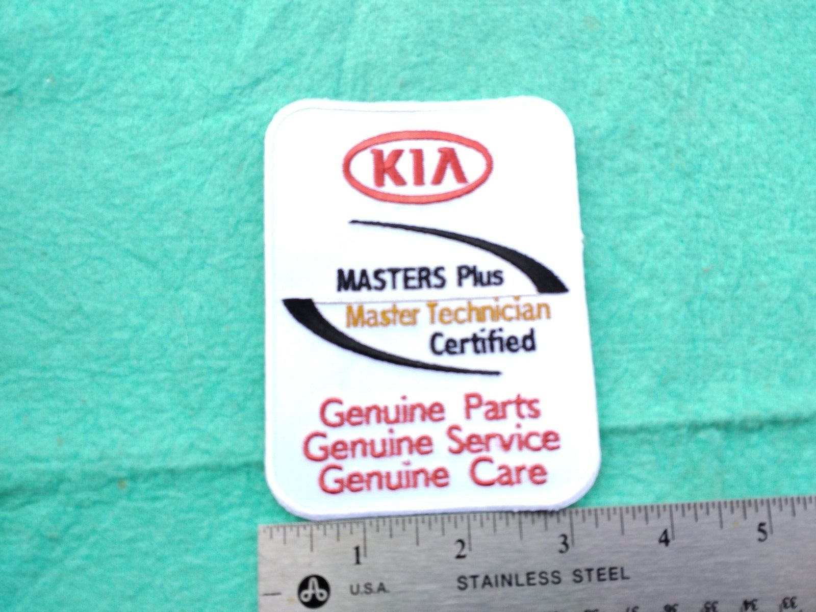 Vintage Kia Master Certified Technician Service Parts Uniform Dealer ...